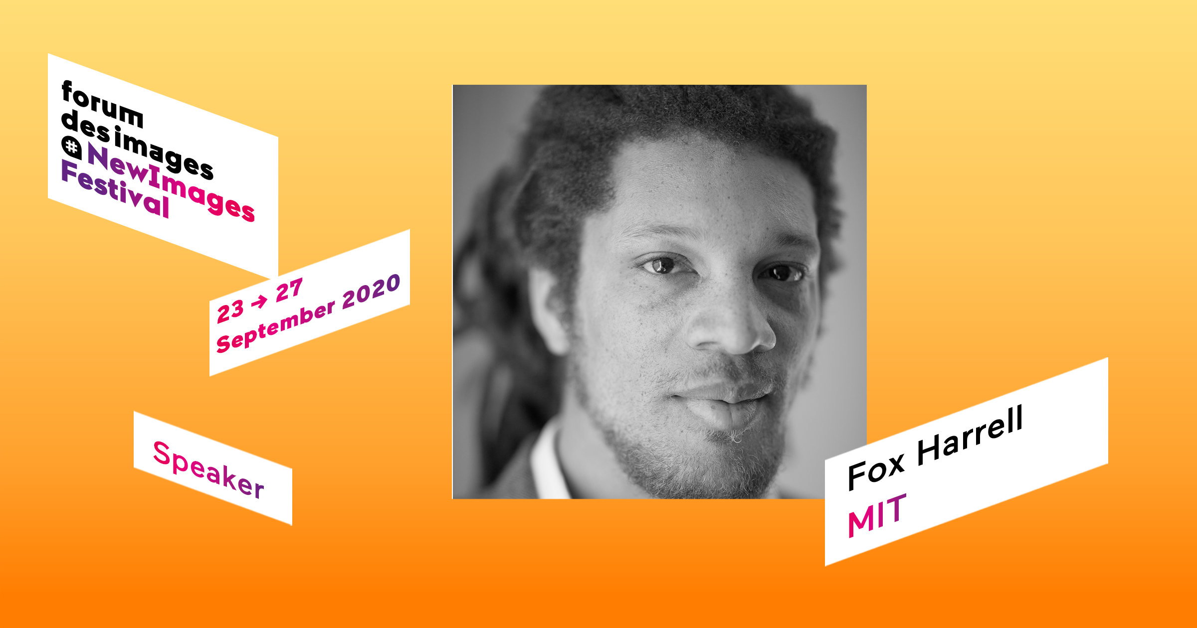 Speaker 2020 : Fox Harrell (MIT) | NewImages Festival