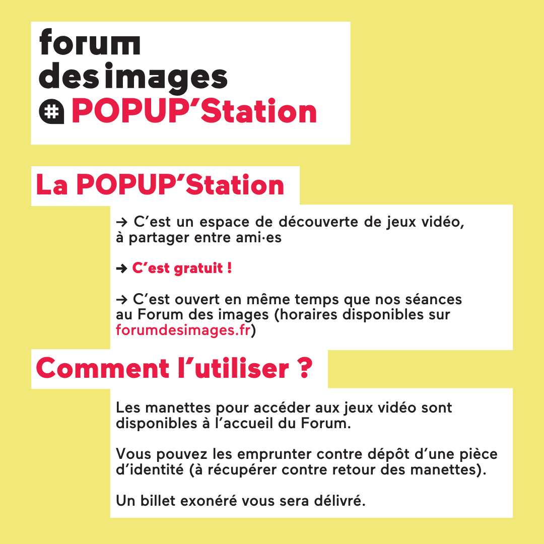 New Programming At The Forum Des Images Popupstation Newimages Festival 